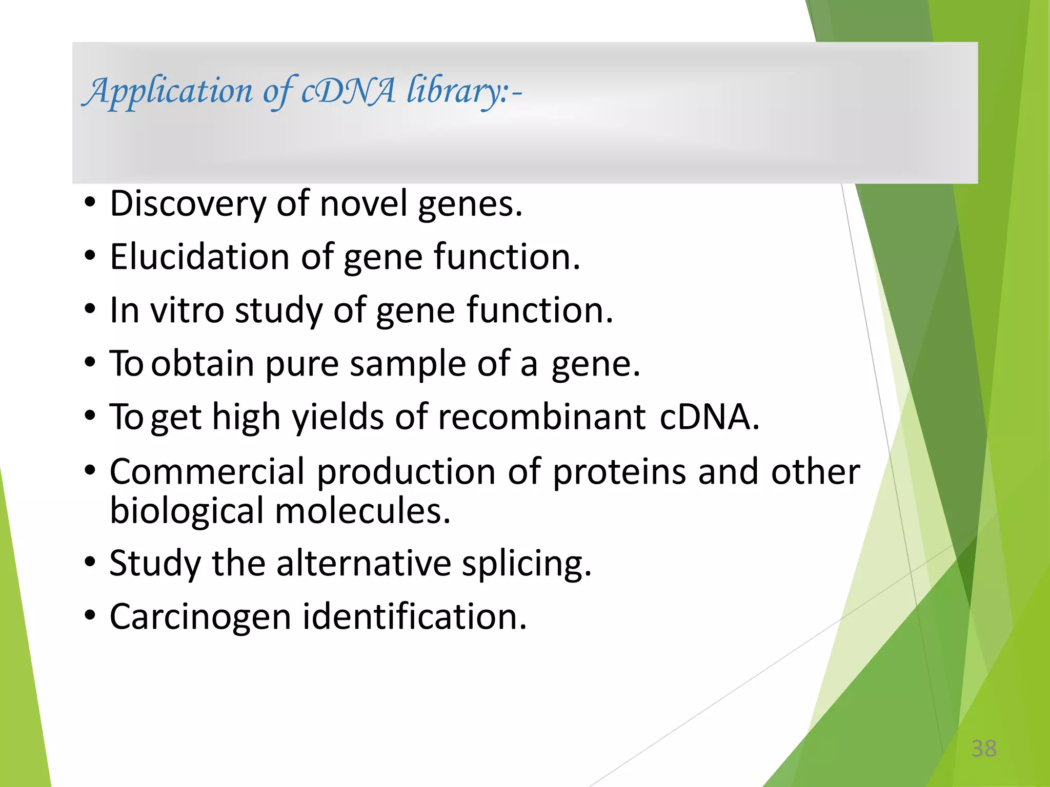 Synthesis and cloning of c dna | PPTX