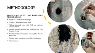 SYNTHESIS AND FABRICATION OF ALTERNATIVE METHOD OF CARBON new one.pptx