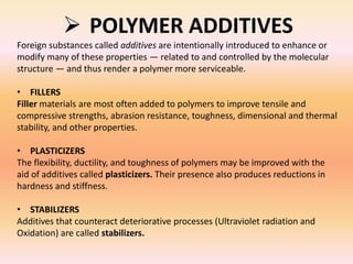 Synthesis and Fabrication of Polymers | PPTX