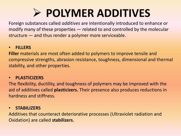 Synthesis and Fabrication of Polymers | PPTX
