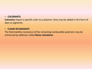 Synthesis and Fabrication of Polymers | PPTX