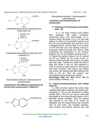 Synthesis and pharmacological screening of some benzoxazole derivatives ...