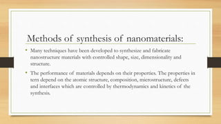 synthesis approaches.pptx | Chemistry | Science