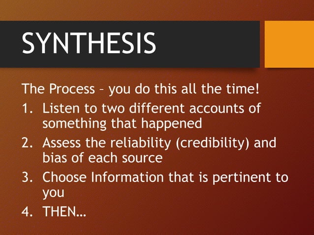 Synthesis Basics.pptlklklklklll written com | PPT