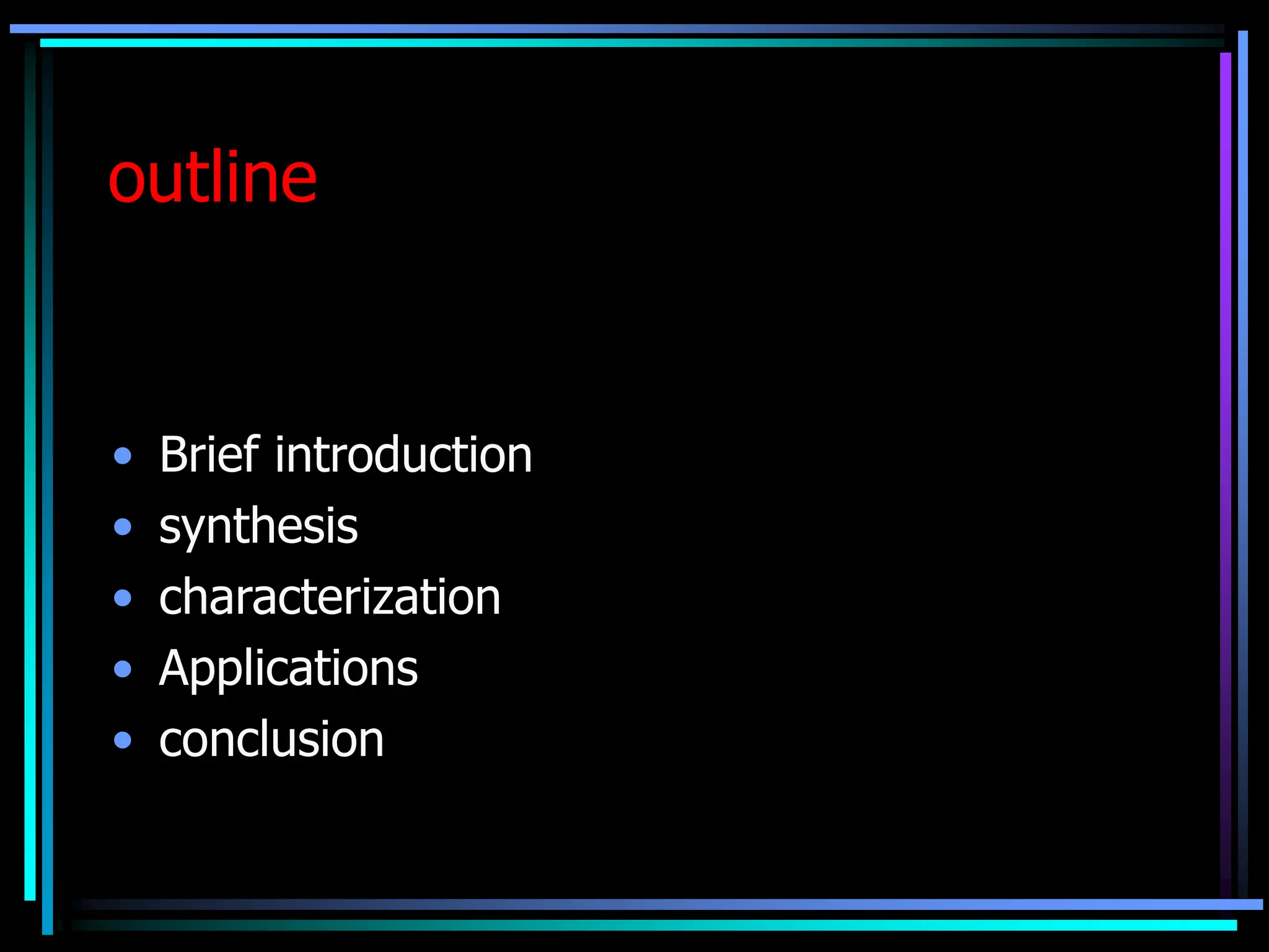 Synthesischaratarizes And Applications Of Sigle Walled Carbon Nano Tubesppt