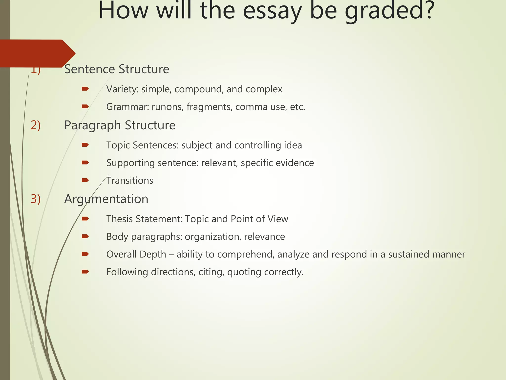 Synthesis Essay Advice | PPT