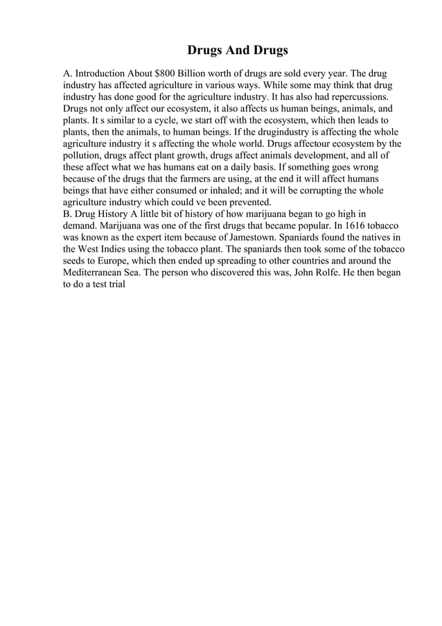 Synthesis Essay Introduction Example | PDF