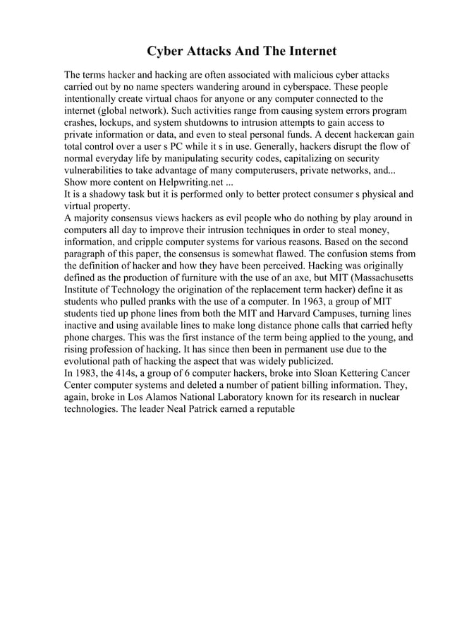 Synthesis Essay Introduction Example | PDF