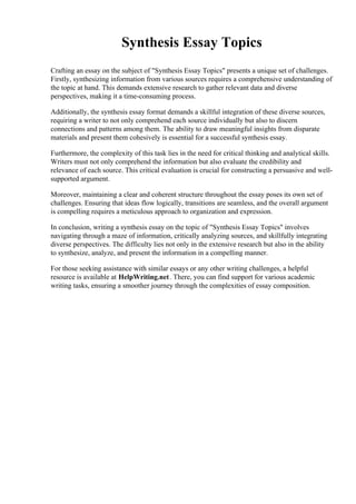 Synthesis Essay Topics.pdf