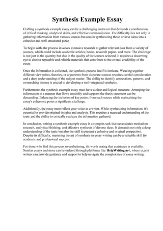 Synthesis Example Essay.pdf