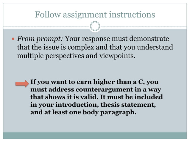 Synthesis feedback | PPT
