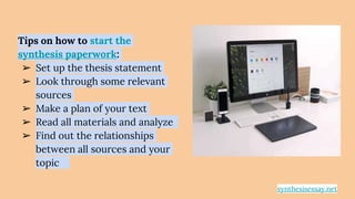 What Is a Synthesis in Academic Writing? | PPTX