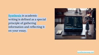 What Is a Synthesis in Academic Writing? | PPTX