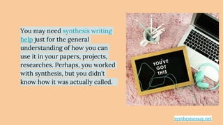 What Is a Synthesis in Academic Writing? | PPTX