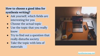 What Is a Synthesis in Academic Writing? | PPTX