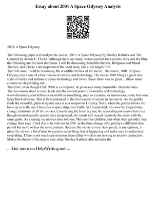 Synthesis Journal Example. Synthesis Exa | PDF