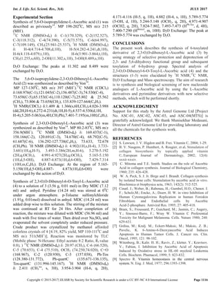 Synthesis of 2,3 o,o-dibenzyl-6-o-tosyl-l-ascorbic acid | PDF