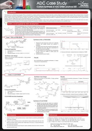 Synthesis of adc linker payload | PDF