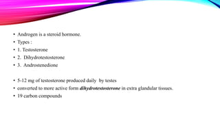Synthesis of androgens | PPTX