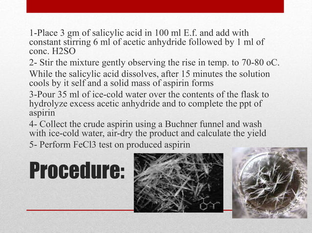 Synthesis of Aspirin.pptx