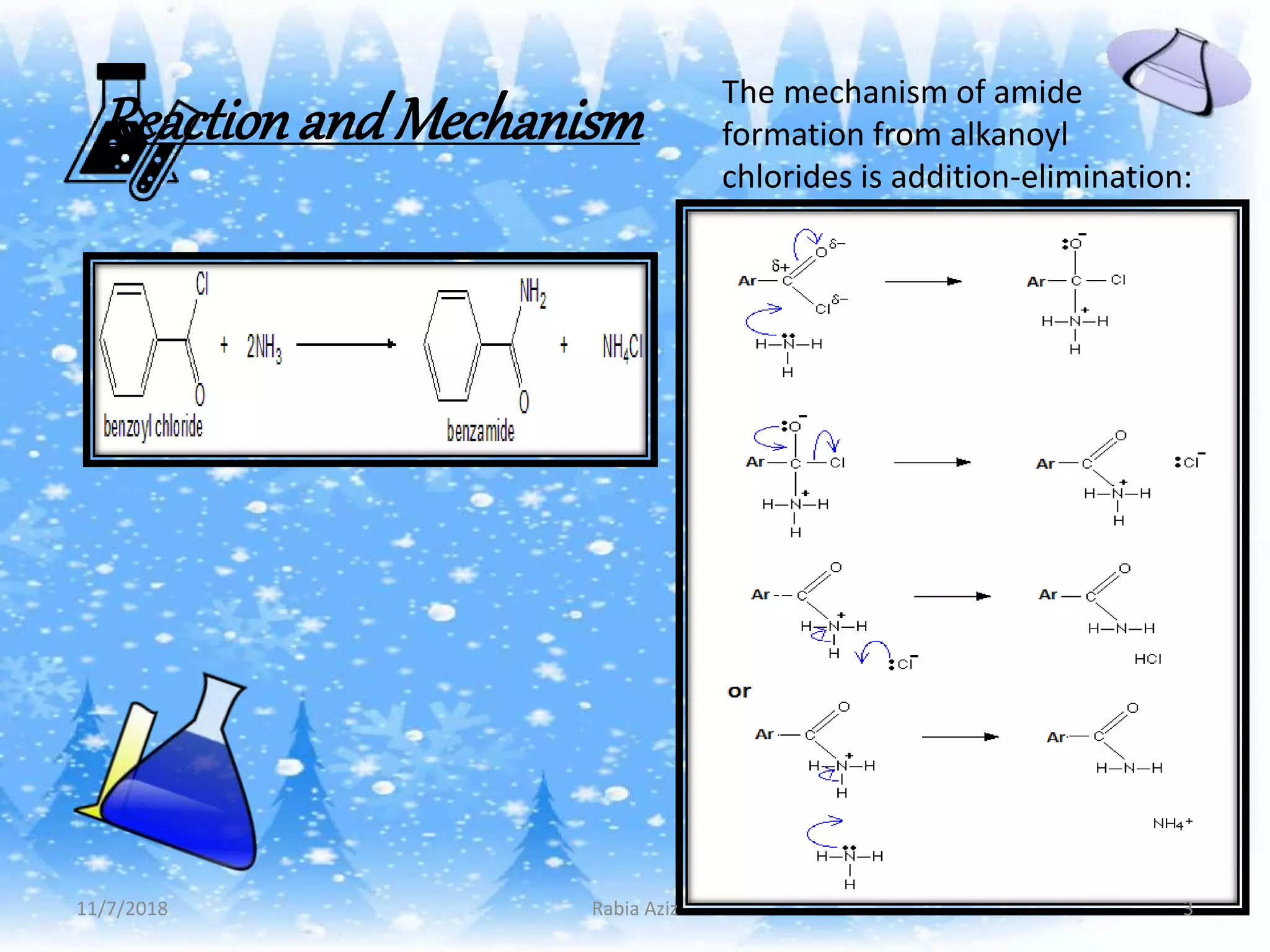 Synthesis of benzamide from benzyl chloride | PPTX