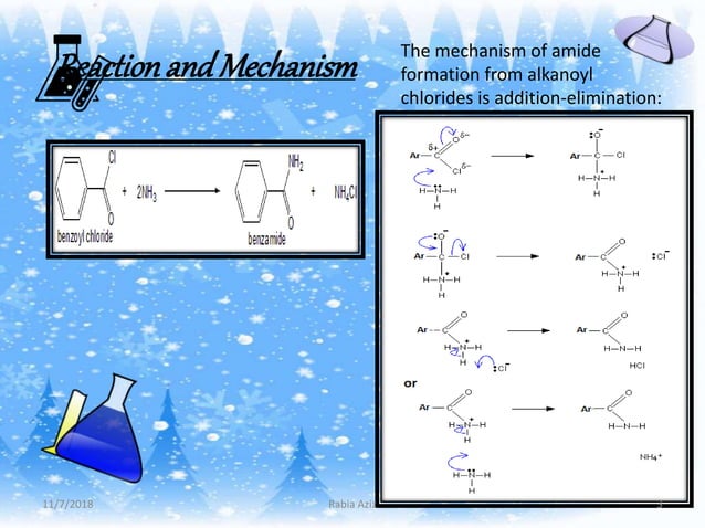 Synthesis of benzamide from benzyl chloride | PPTX | Chemistry | Science