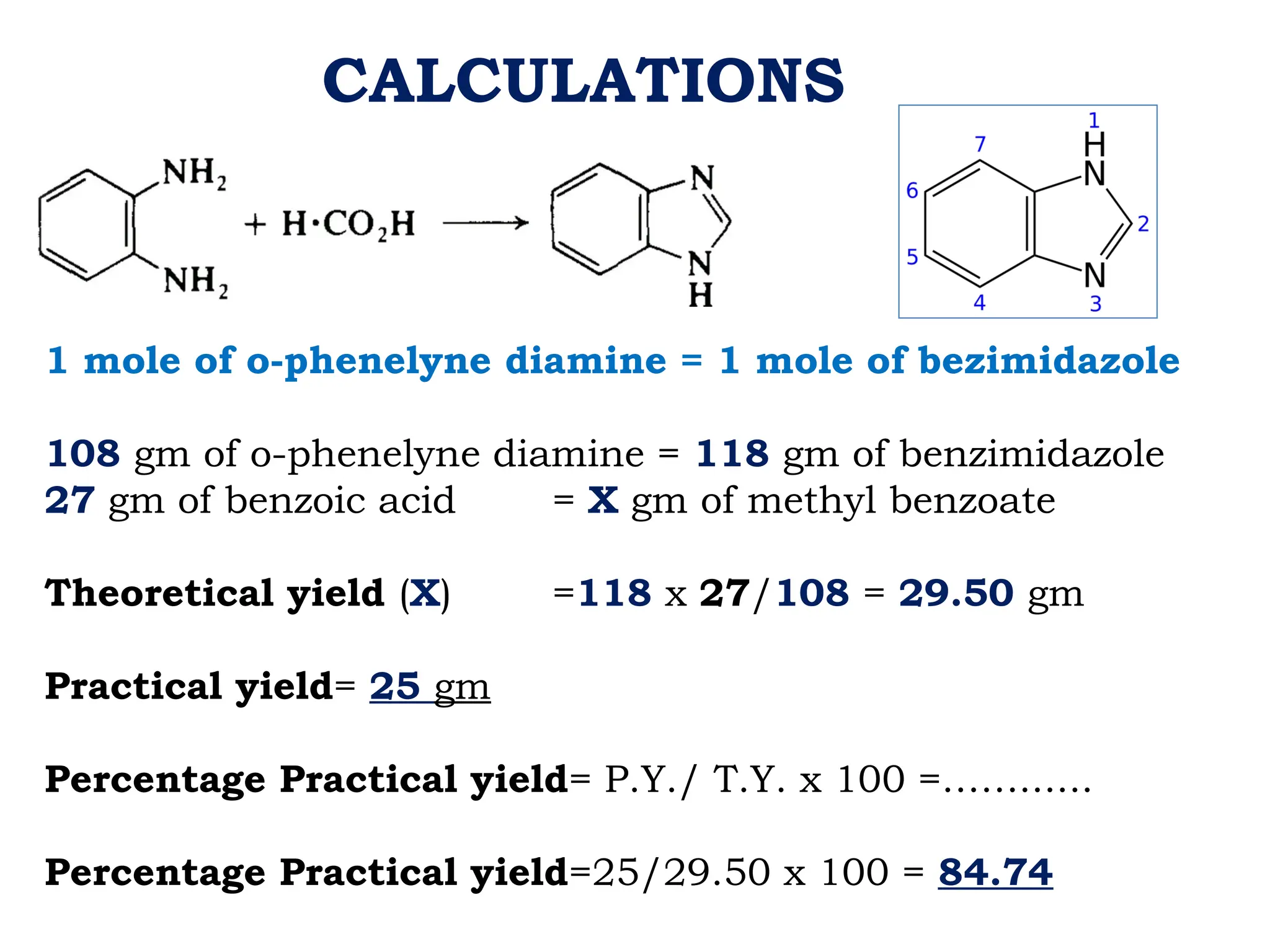 Synthesis of Benzimidazole with reaction, reaction mechanism and ...
