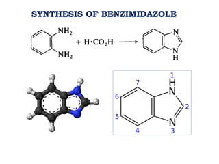 Synthesis of Benzimidazole with reaction, reaction mechanism and ...