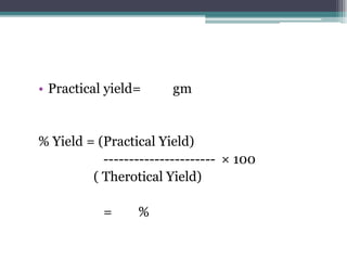 Synthesis of benzocaine | PDF