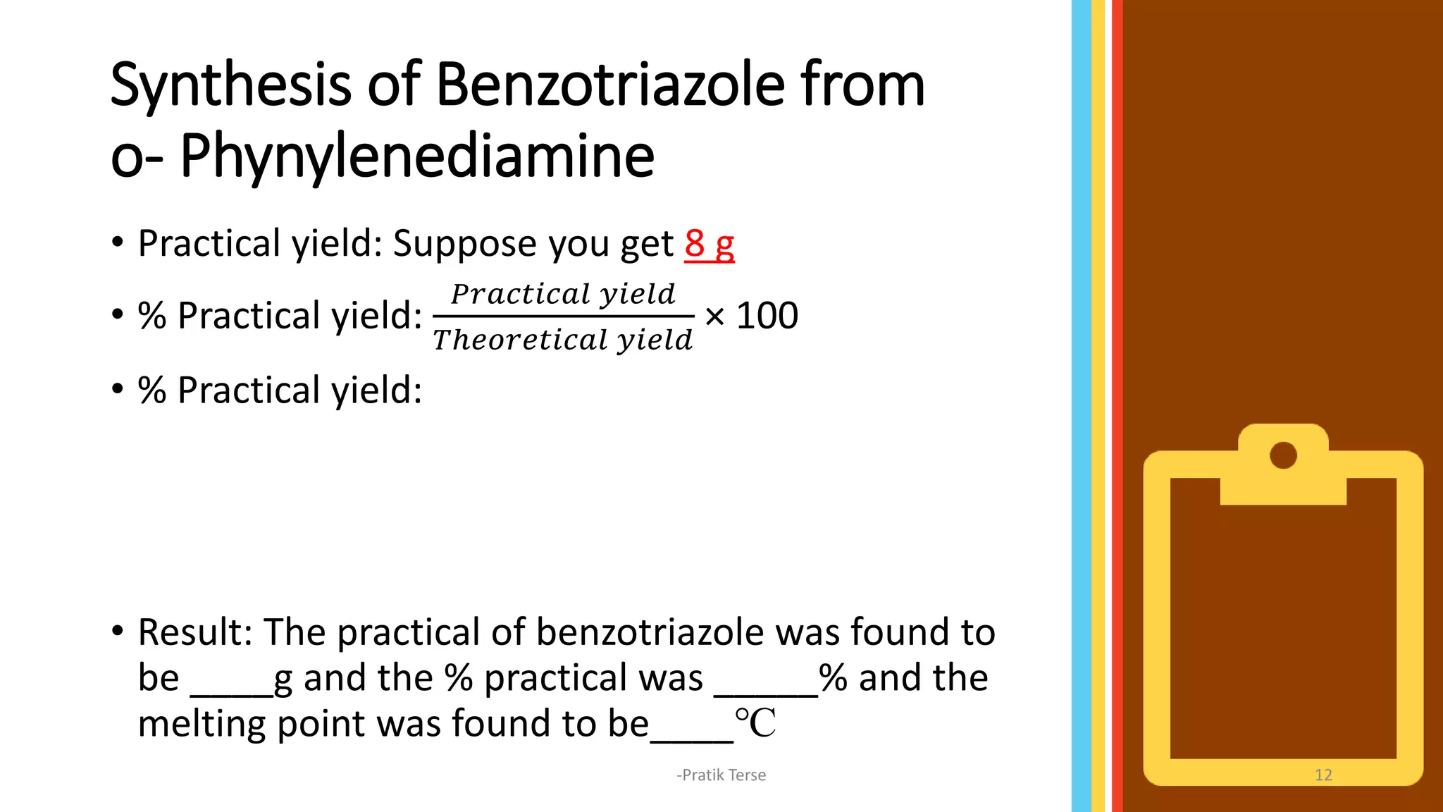 Synthesis of Benzotriazole from o- Phynylenediamine.pptx