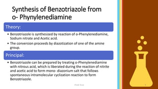 Synthesis of Benzotriazole from o- Phynylenediamine.pptx