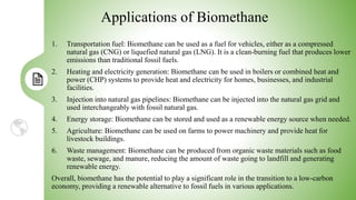 Synthesis of Bio-Methane from Organic Matter and Bio-Gas | PPTX