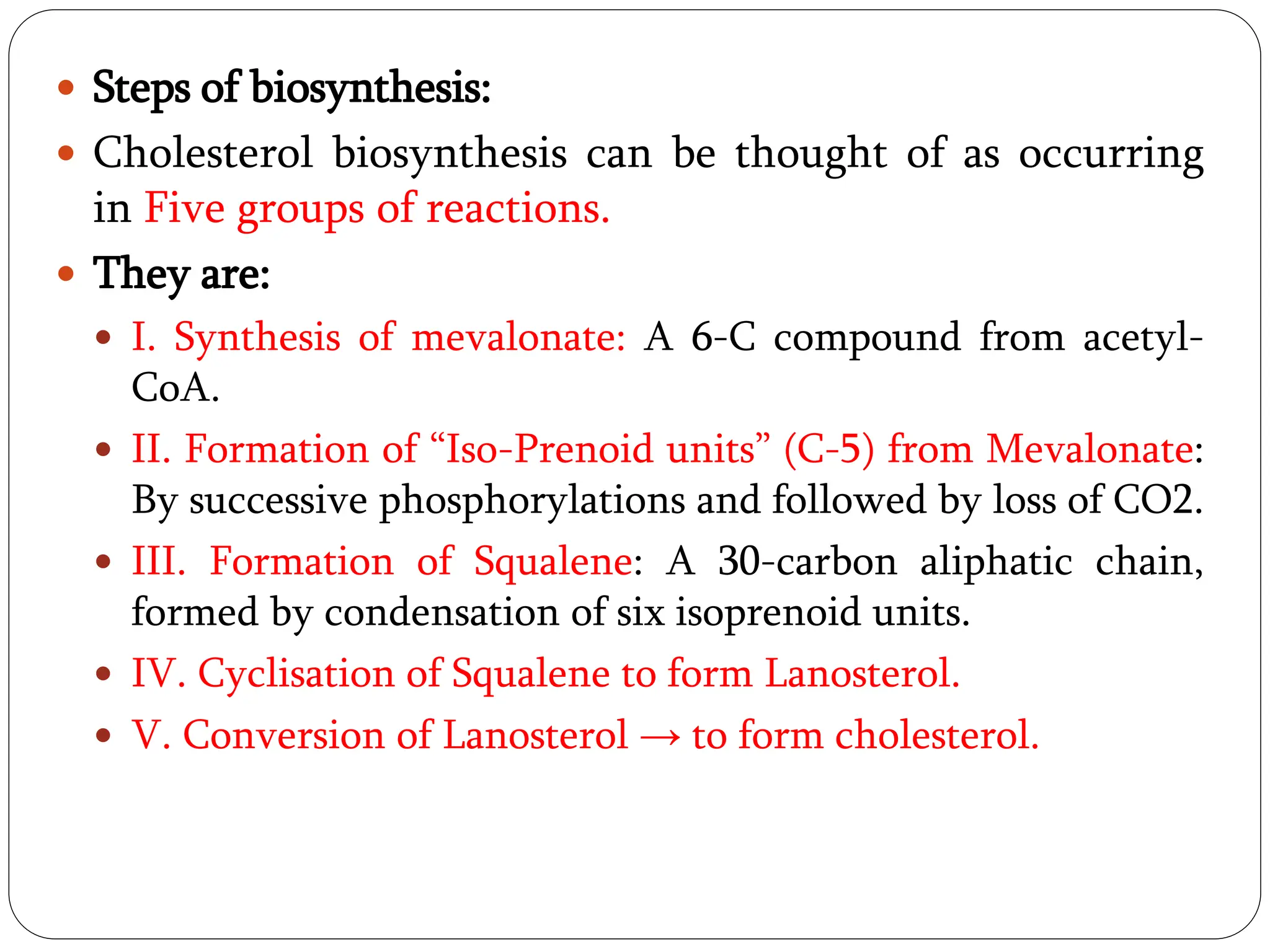 synthesis of cholesterol.pdfcfhfdhfftfgjt | PPT