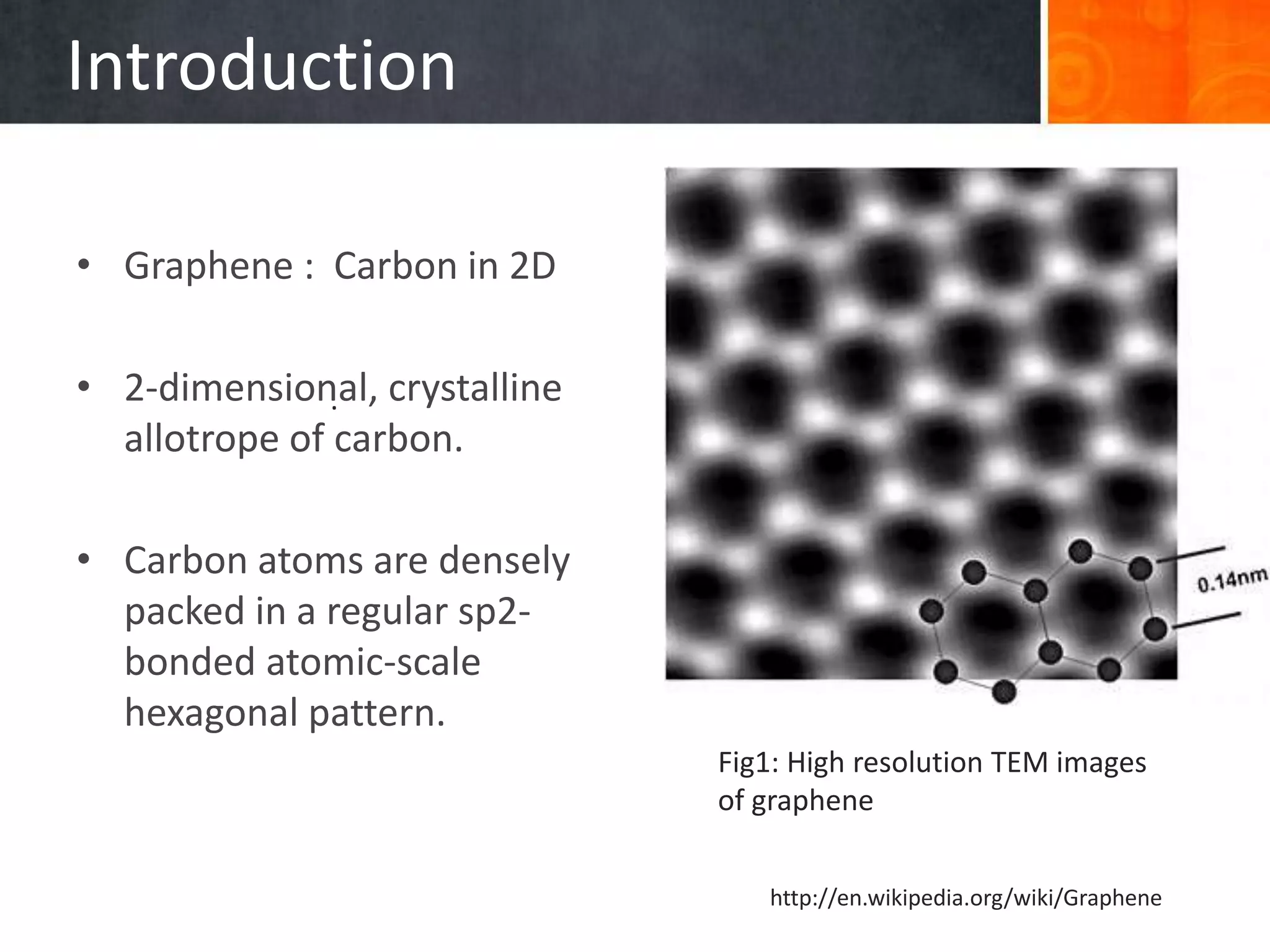 Synthesis of graphene | PPTX