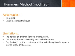 Synthesis of graphene | PPTX