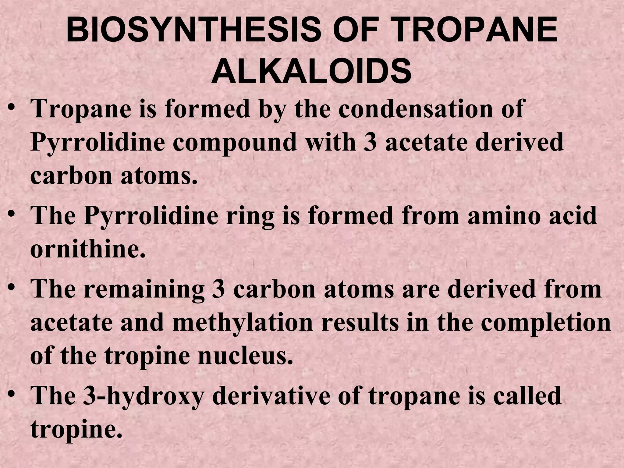 Synthesis Of Important Alkaloid PPT Synthesis Of Important Alkaloid PPT