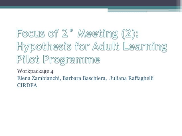 Synthesis of meetings | PPTX | Social Networking | Internet