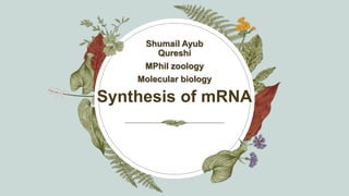 Synthesis of mRNA.pptx