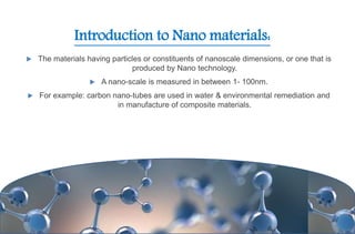 Synthesis of nano materials | PPT