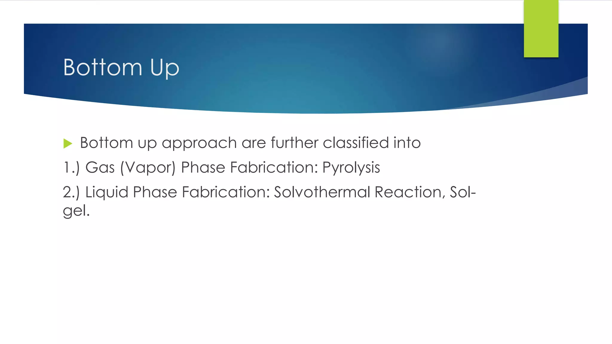 Synthesis of Nano Materials | PPTX