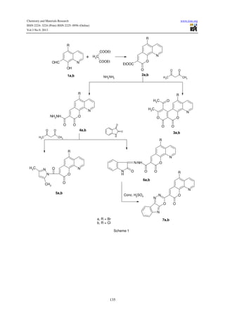 Synthesis of new 2 h pyrano[3,2-h]quinolines with potential biological activity | PDF