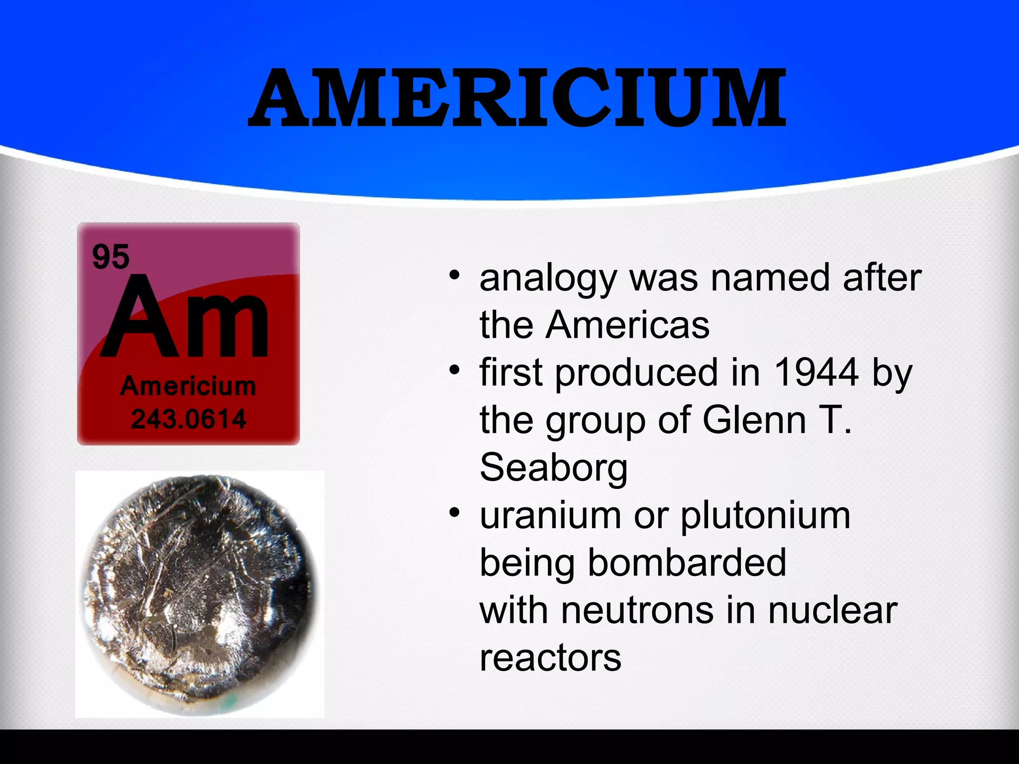 Synthesis of the New Elements in the Laboratory | PPT