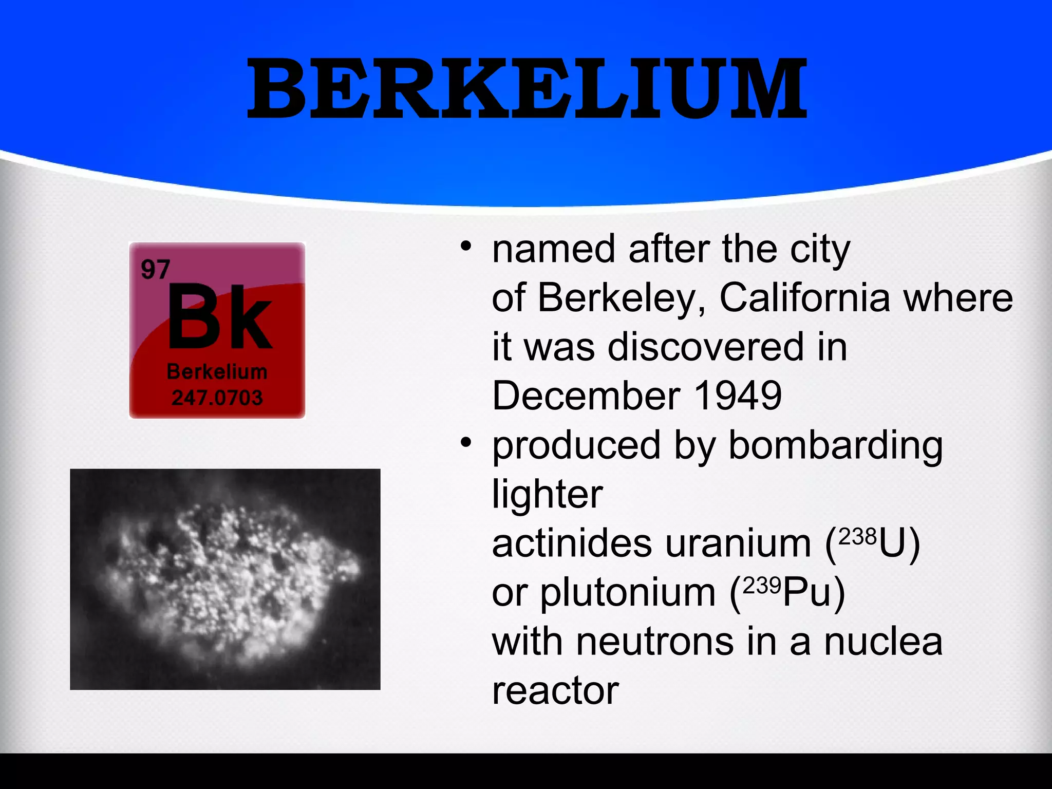 Synthesis of the New Elements in the Laboratory | PPT