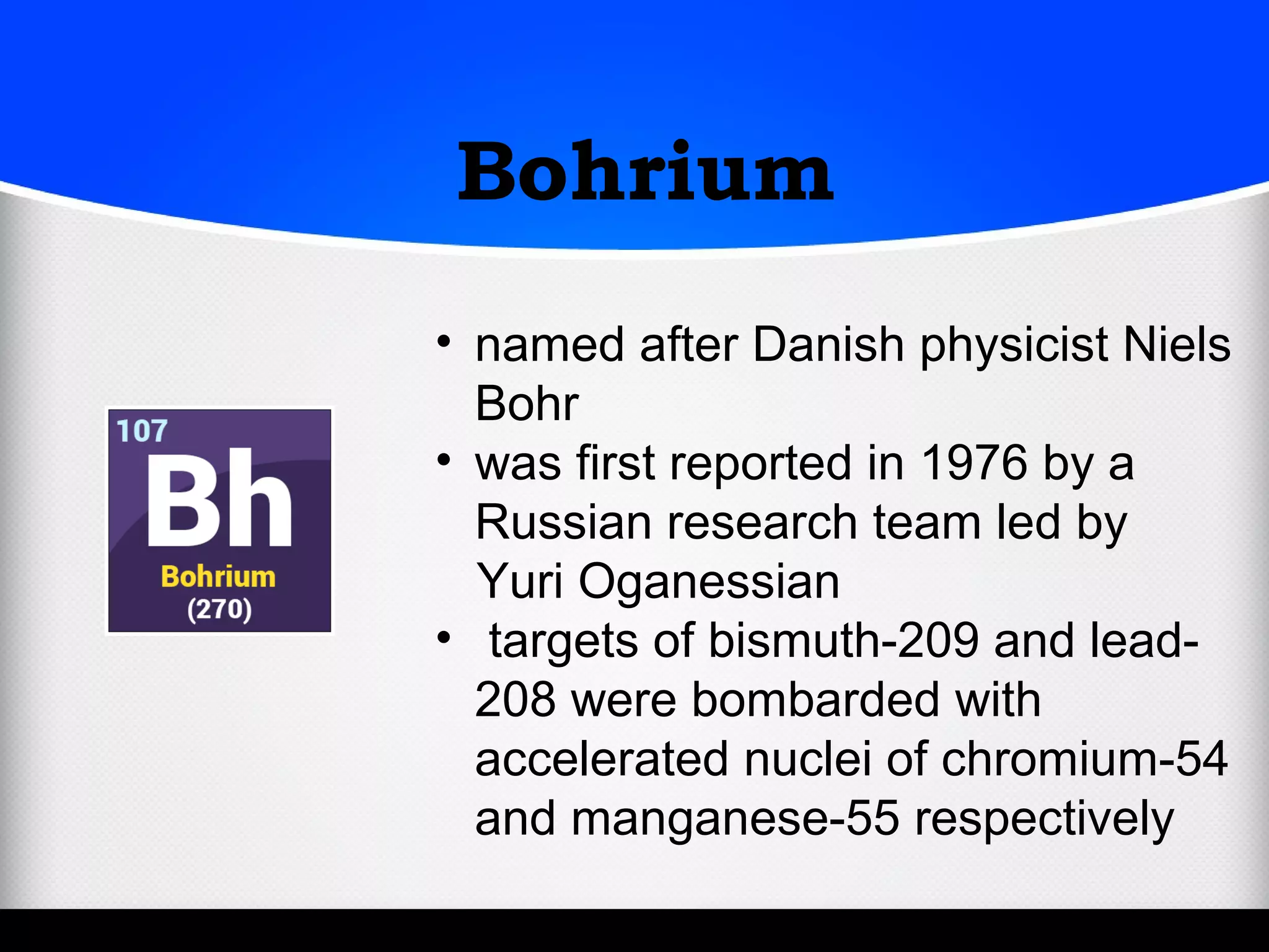 Synthesis of the New Elements in the Laboratory | PPT