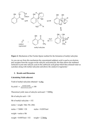 Synthesis of oil of wintergreen flr | PDF