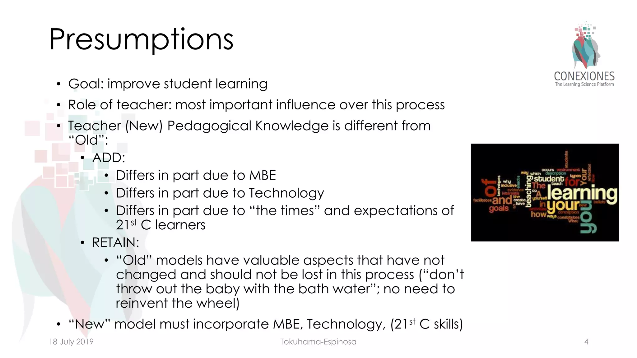 Teachers’ Pedagogical Knowledge Models Past and Present. Tracey ...