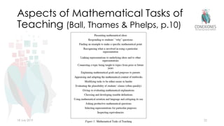 Teachers’ Pedagogical Knowledge Models Past and Present. Tracey ...