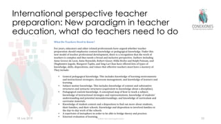 Teachers’ Pedagogical Knowledge Models Past and Present. Tracey ...