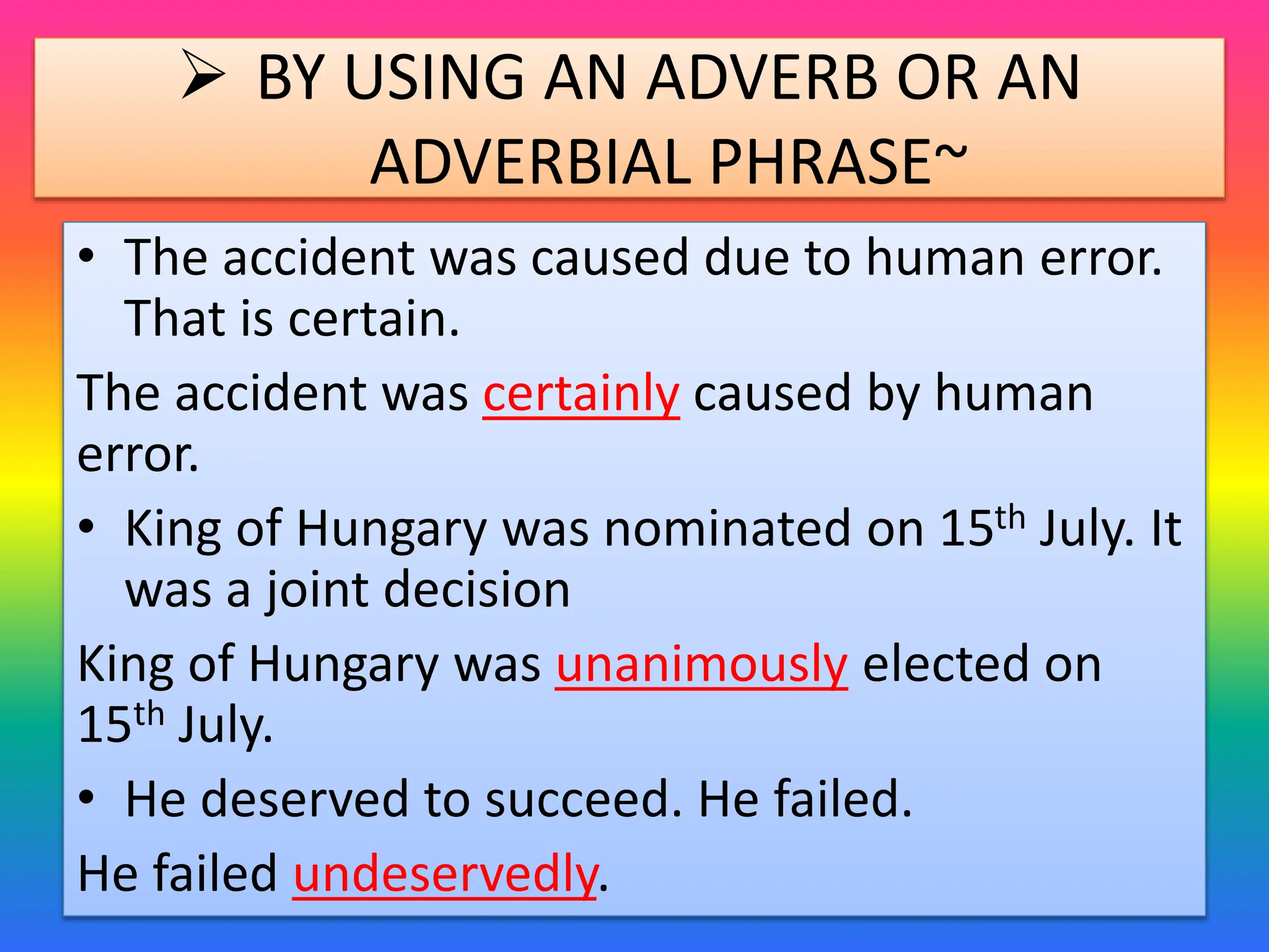 SYNTHESIS OF SENTENCES PPT FOR ENGLISH FL | PPTX