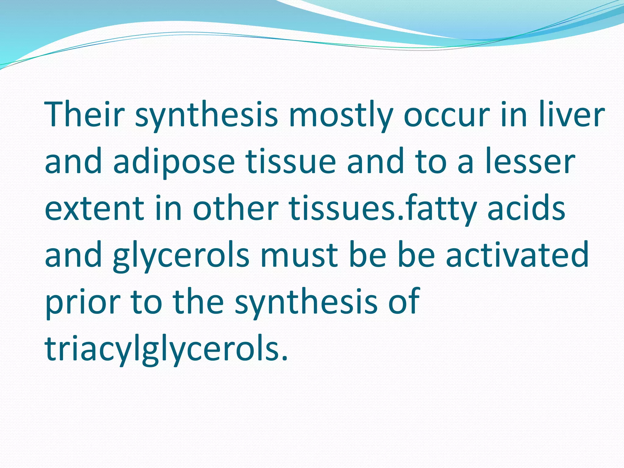 Synthesis of triacyl | PPT